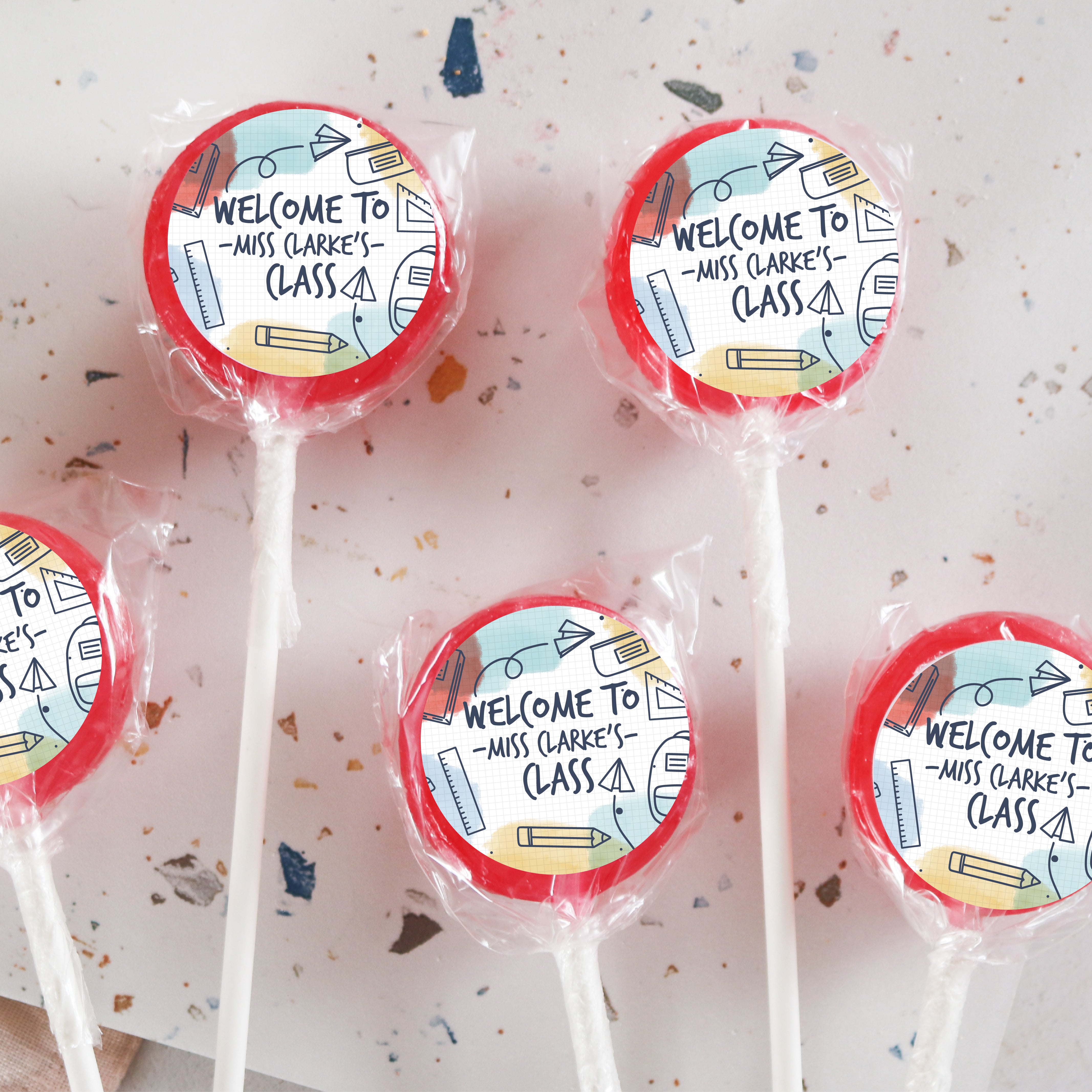 Personalised 'Welcome' Lollipop Sets – Suck It & Say